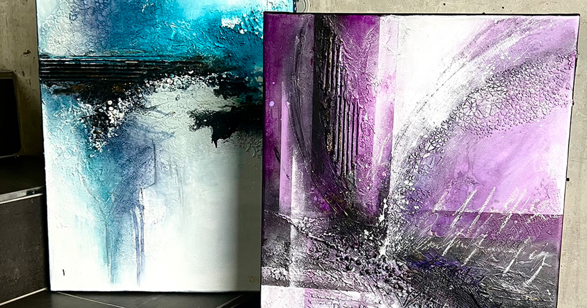 Struktur trifft Farbe Workshop 2.0 – biancaneve Art & Design